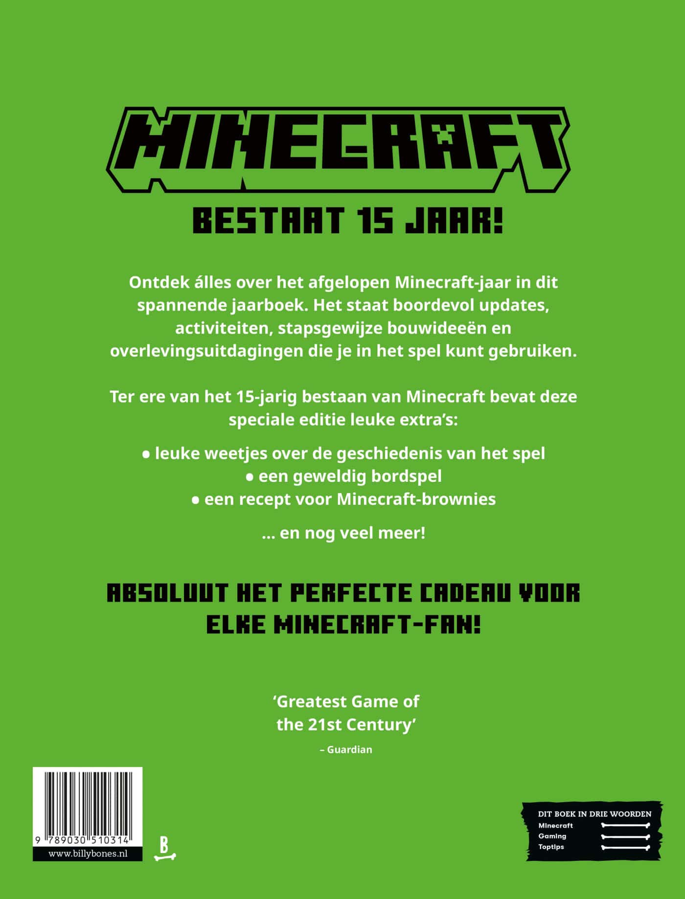 Minecraft – jaarboek 2025 | Boekhandel Pardoes