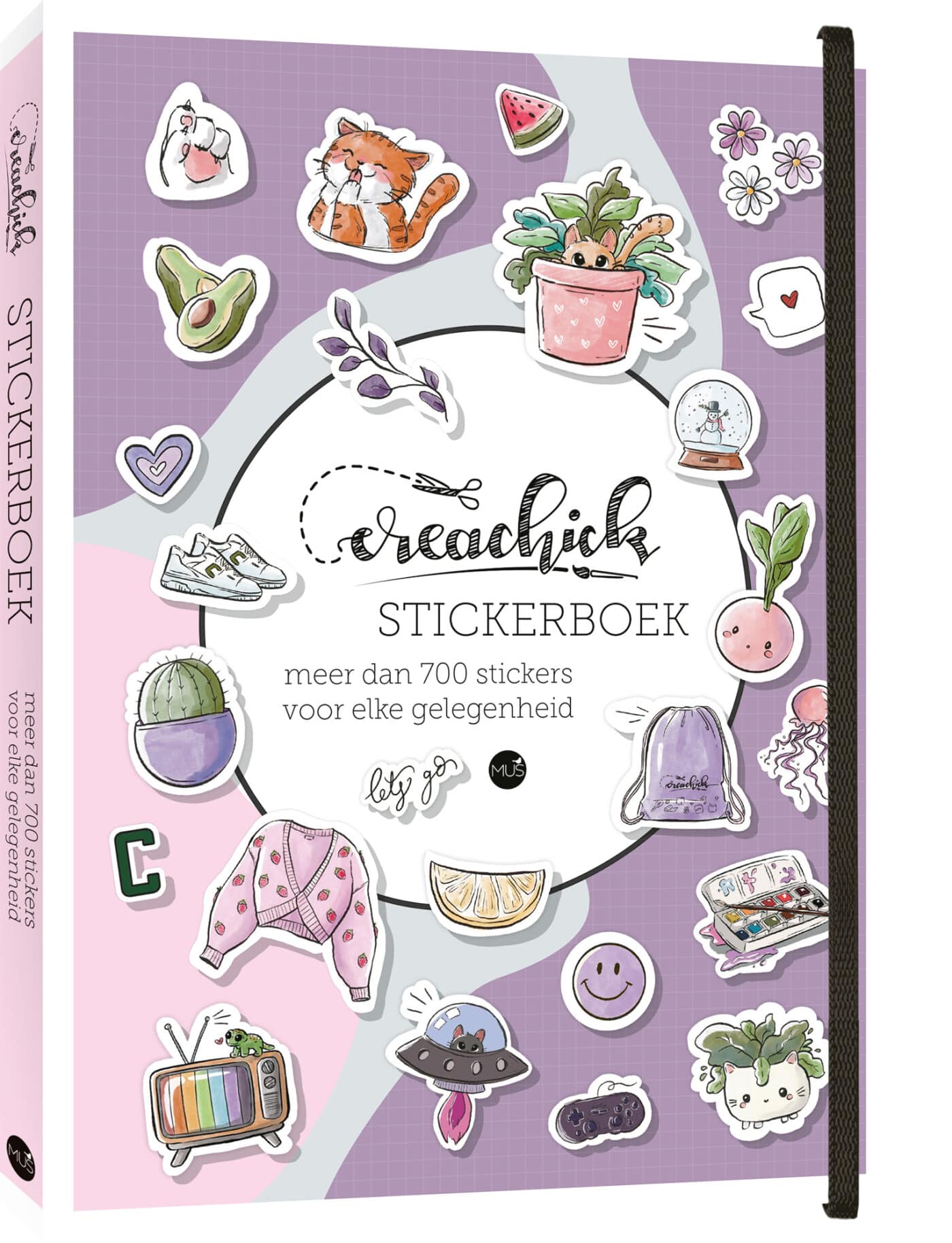 CreaChick stickerboek | Boekhandel Pardoes