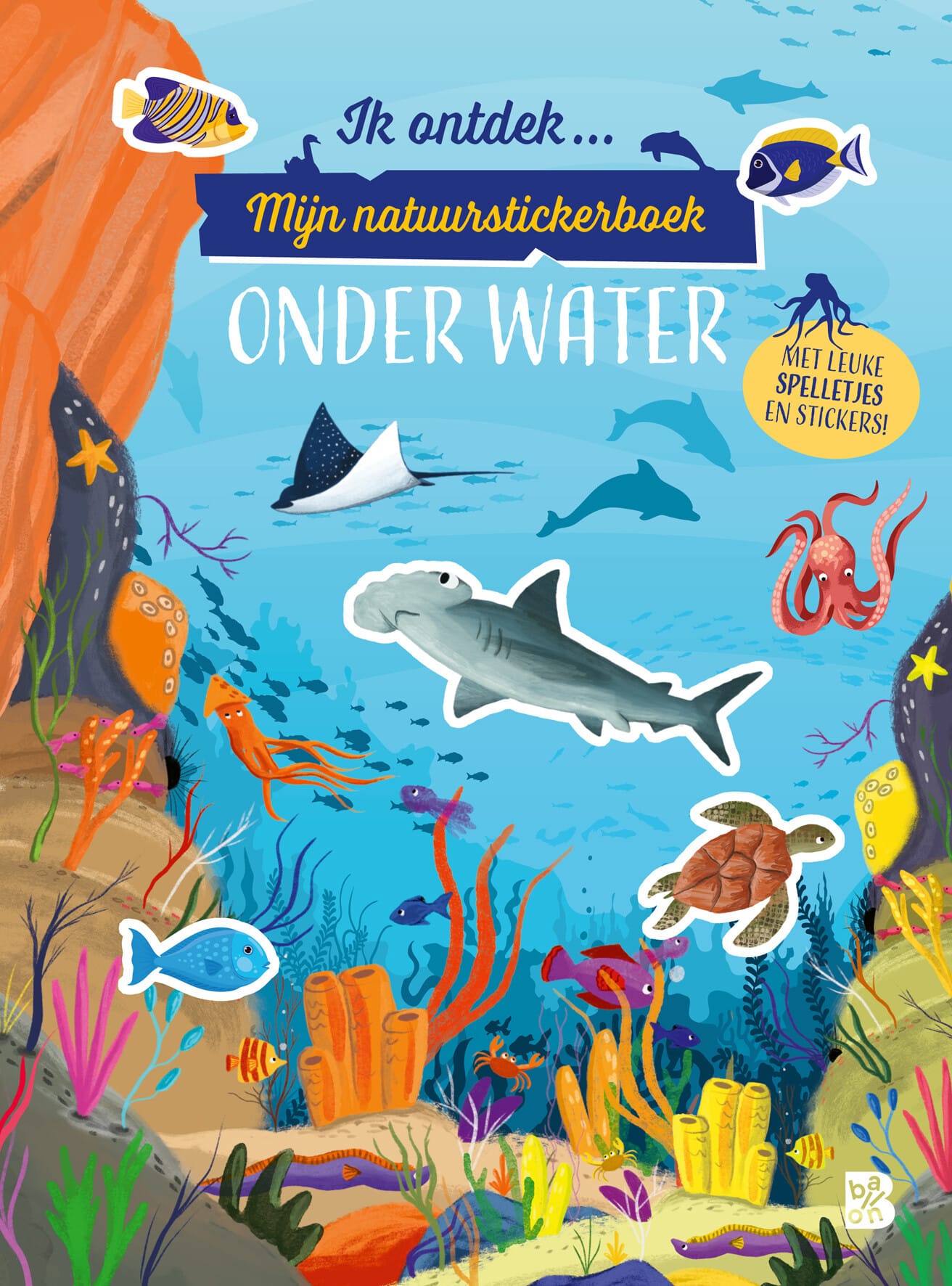 Mijn natuurstickerboek – Onder water | Boekhandel Pardoes
